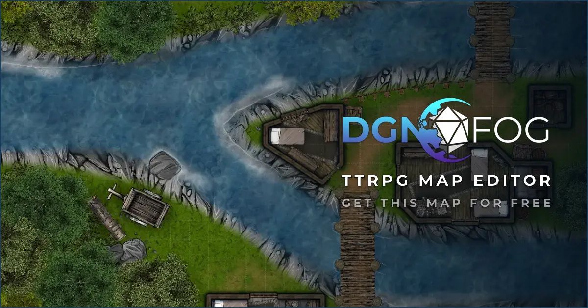 DUNGEONFOG | Forest River Crossing Hamlet